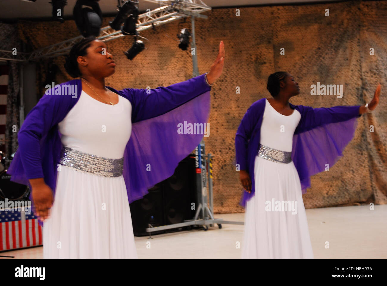 The Inspirational Praise Dance Team performs at the Black History Month ...