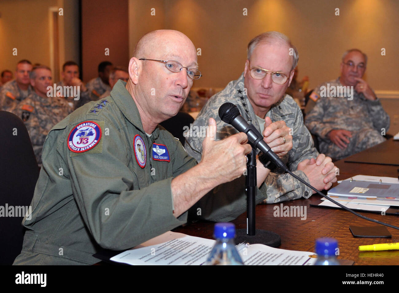 Gen. Gene Renuart, commander, U.S. Northern Command, and Gen. Craig ...