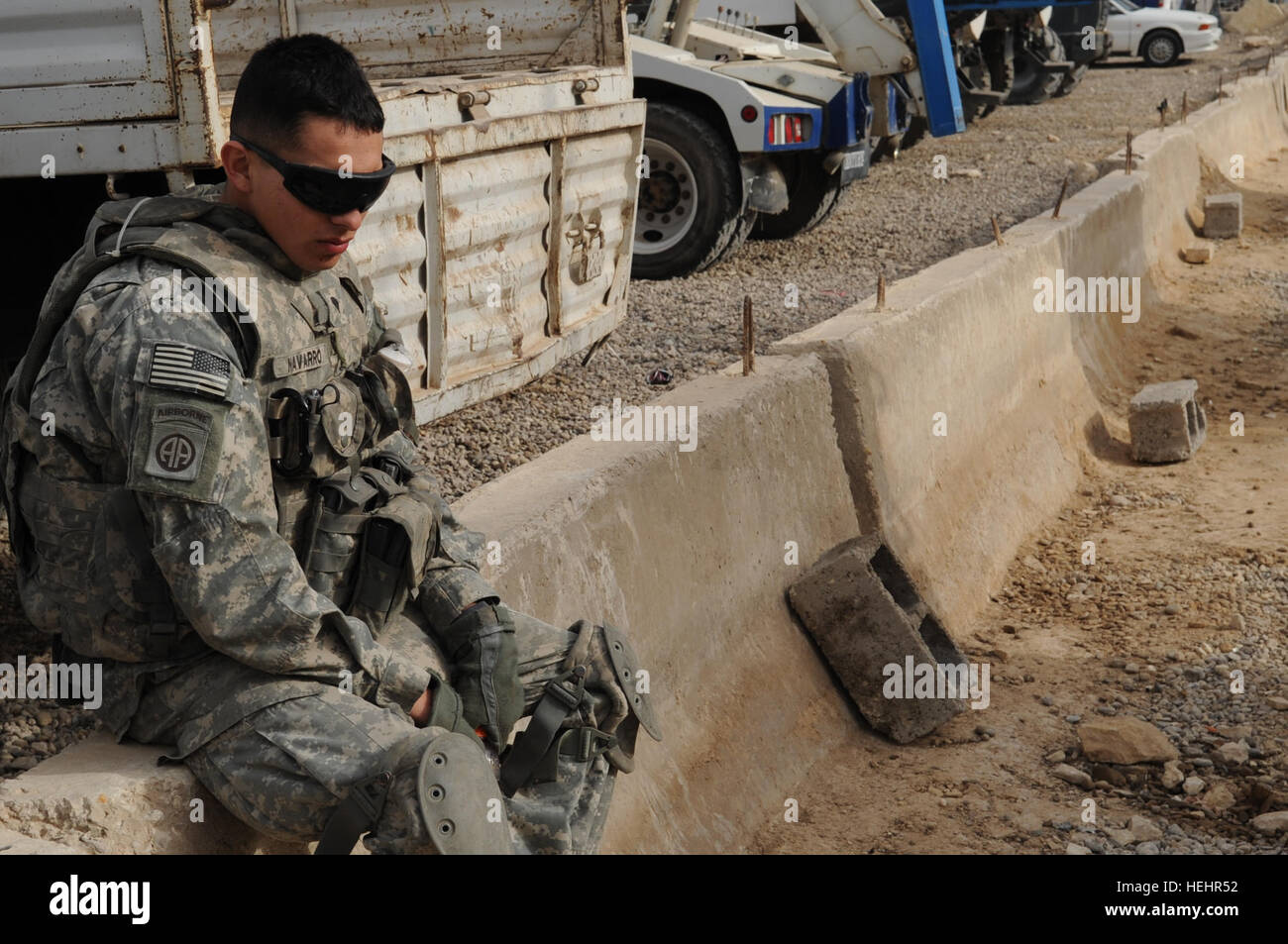 U.S. Army Spc. Steven Navarro of F Company, 2nd Battalion, 505th ...