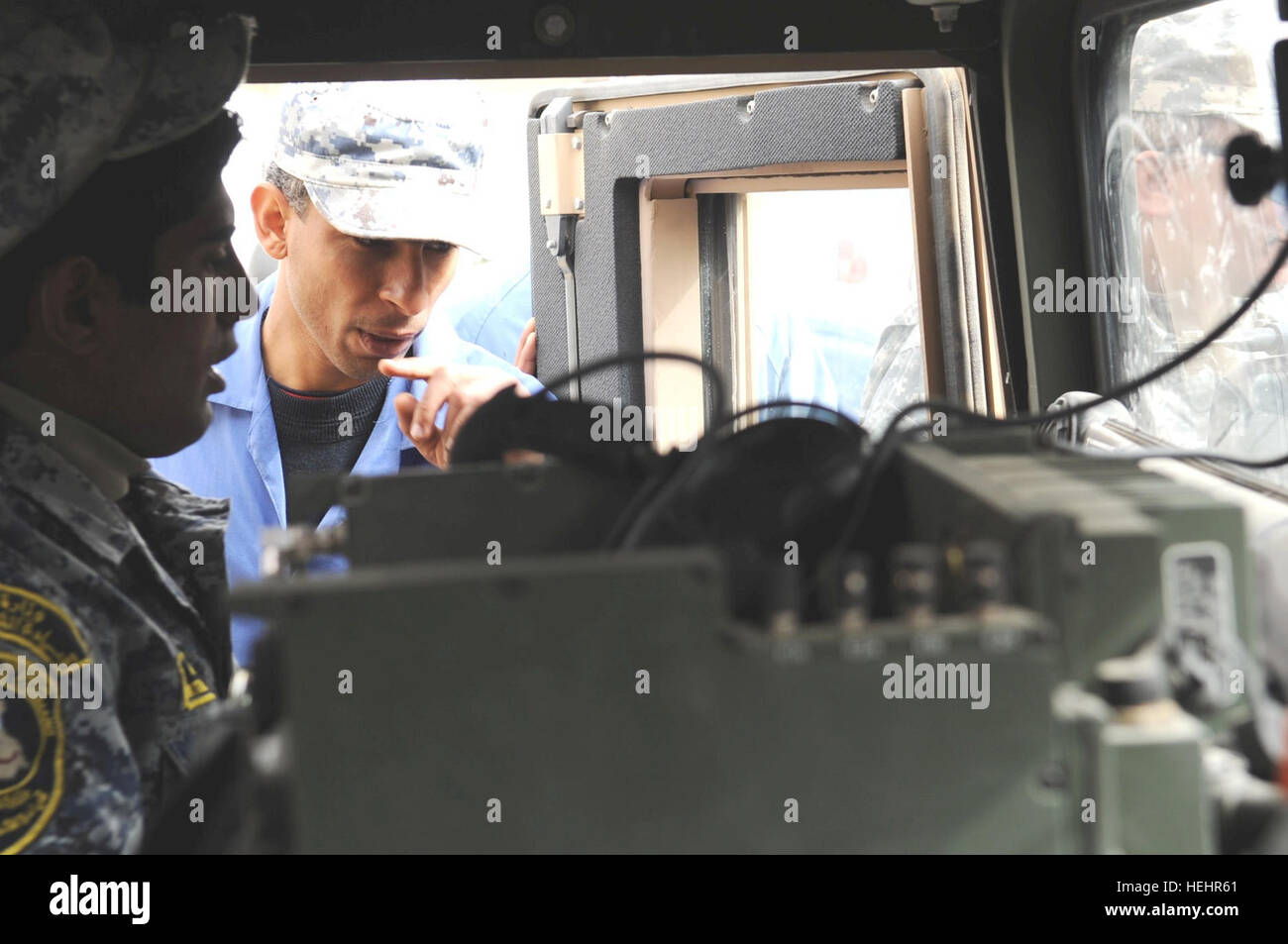 National police mechanics assigned to the 8th Brigade, 2nd NP Division ...
