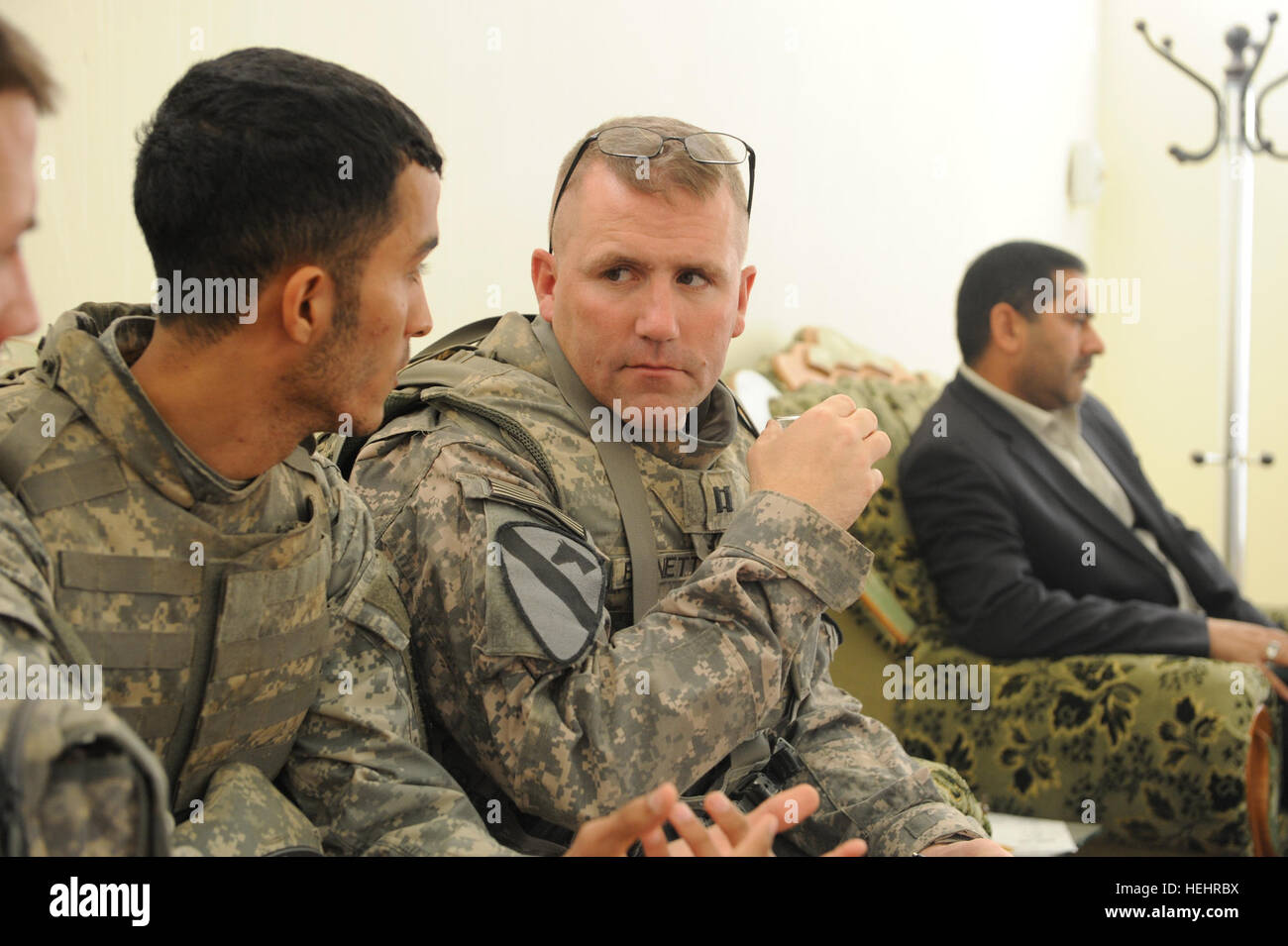 U.S. Army Capt. James Bennett from Kent, Wash., of 1st Battalion, 5th ...