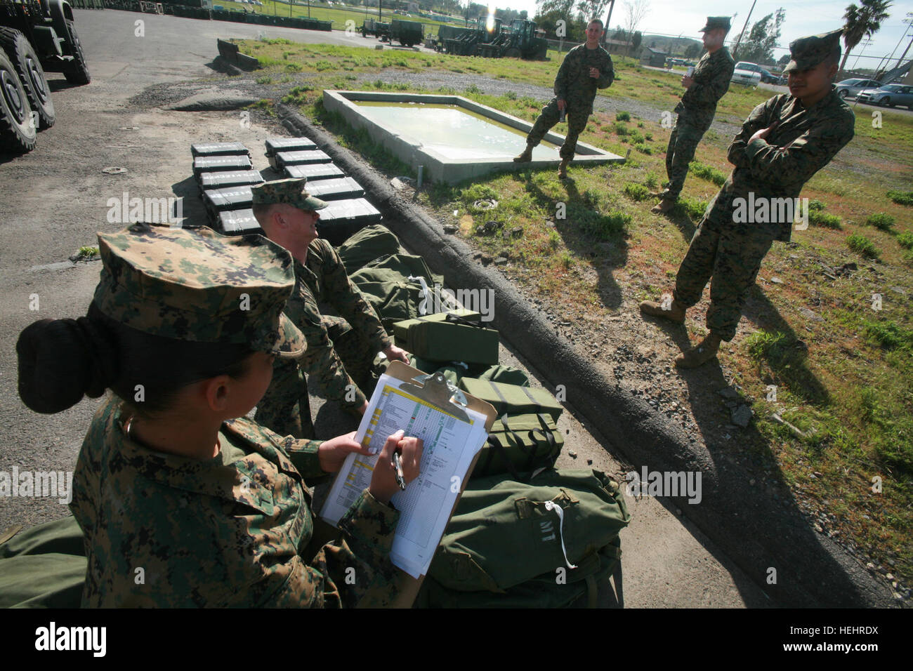 Pfc. Jeanique Vasquez, 19, Bronx, N.Y., embarker, Combat Logistics ...