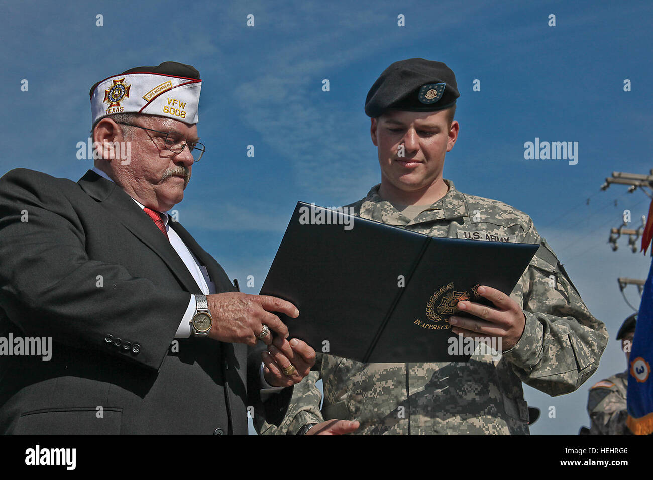Spc. Ryan Frushour, of Denver, a UH-60 Black Hawk Helicopter crew chief ...