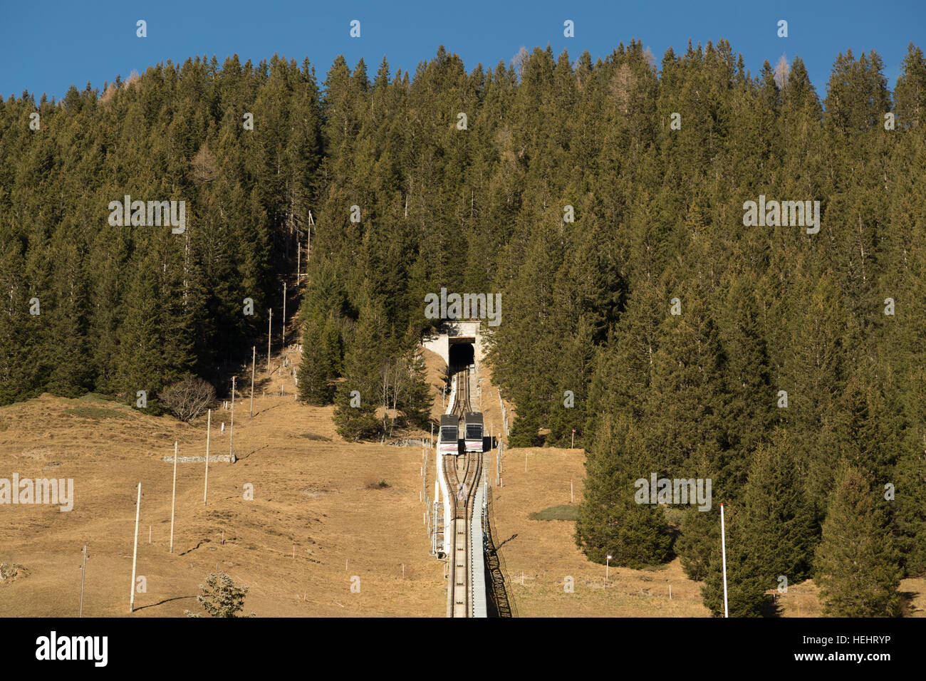 Switzerland bern murren funicular allmendhubel hi-res stock photography ...