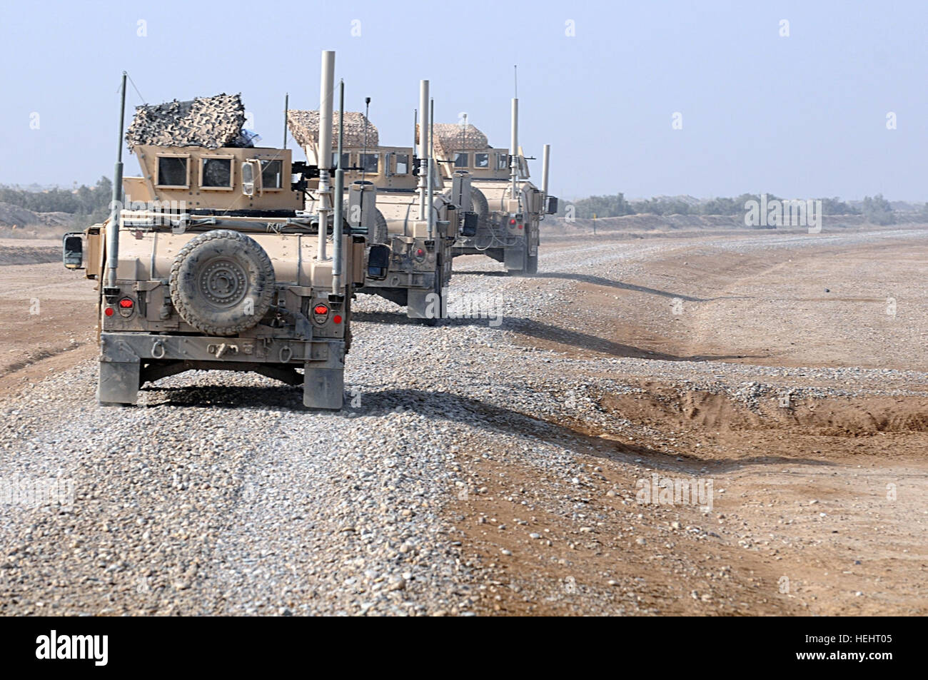 Members of the 501st Military Police Company, 1st Armored Division ...
