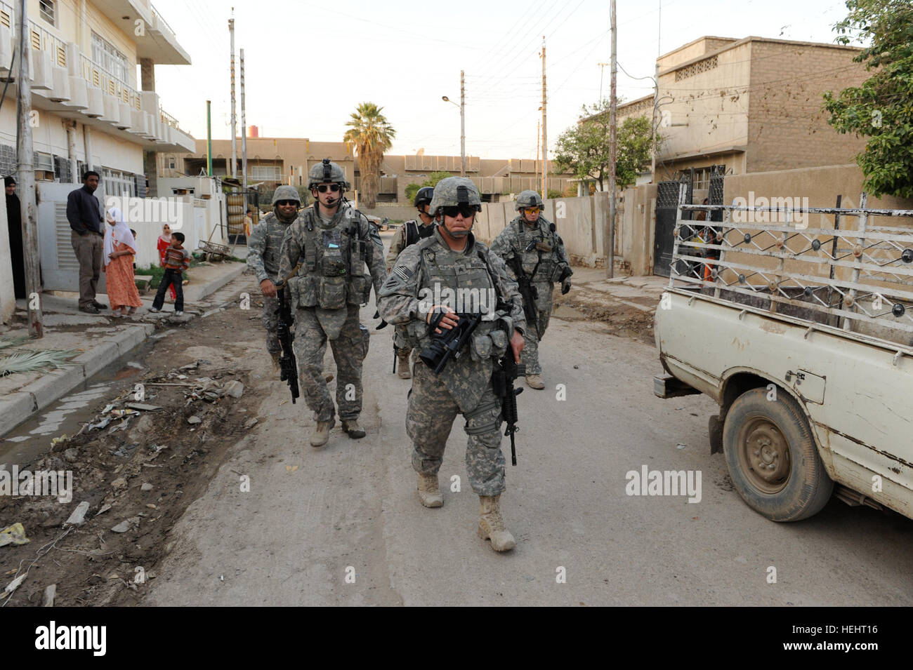 U.S. Soldiers from 3rd Battalion, 5th Cavalry Regiment, 1st Cavalry ...