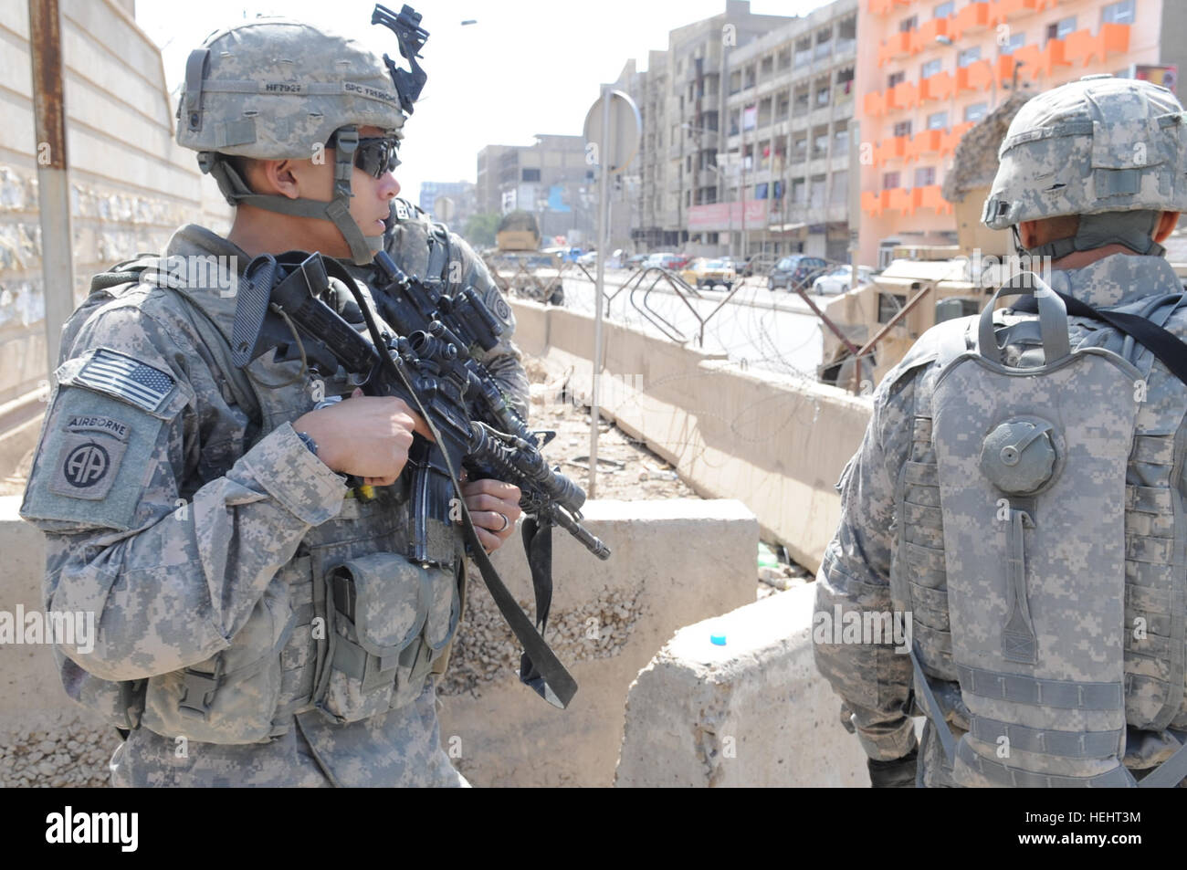 U.S. Army Sgt. Jeffrey Frerichs of Able Battery, 1st Battalion, 319th ...