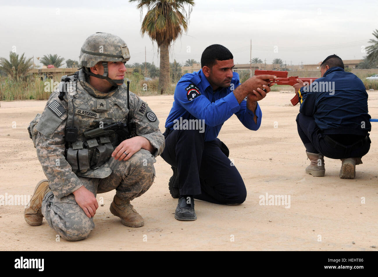 Sgt. Matthew Glassford, a Military Police officer assigned to the 217th ...