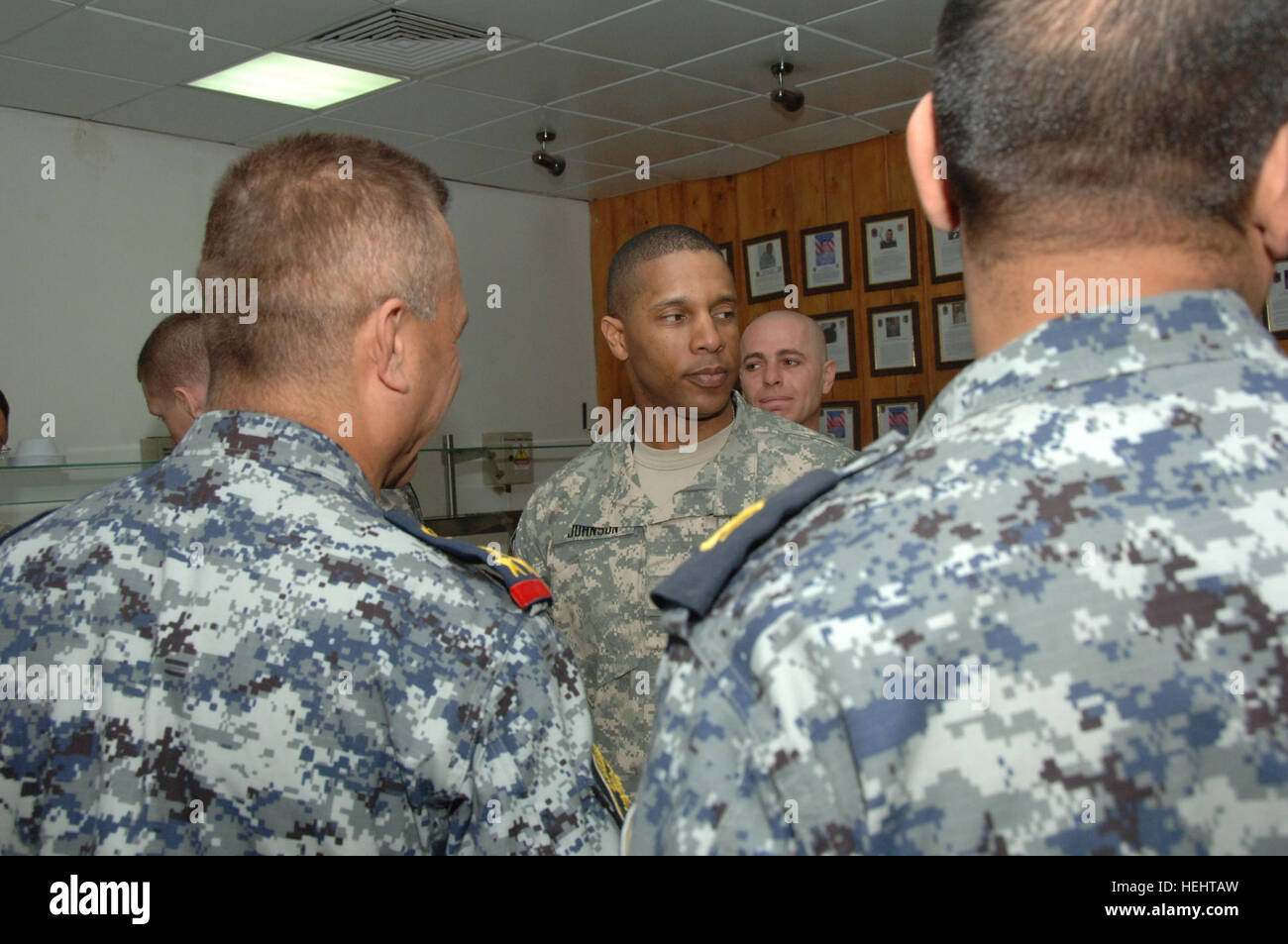 U. S. Army Lt. Col Johnnie Johnson, Commanding Officer of 4th Battalion ...
