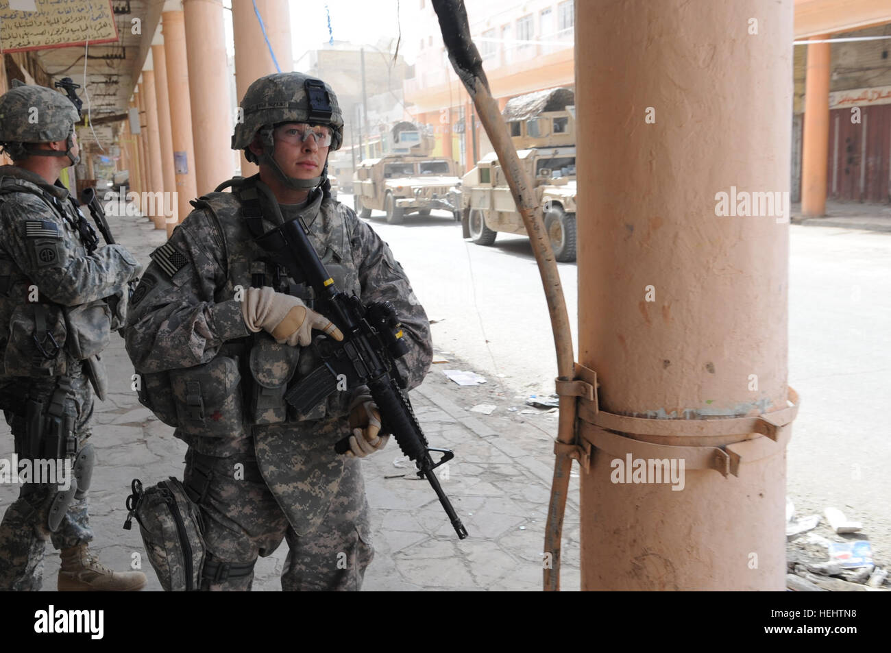 U.S. Army Staff Sgt. Jason Hopkins from Cincinnatti, Ohio, a medic ...