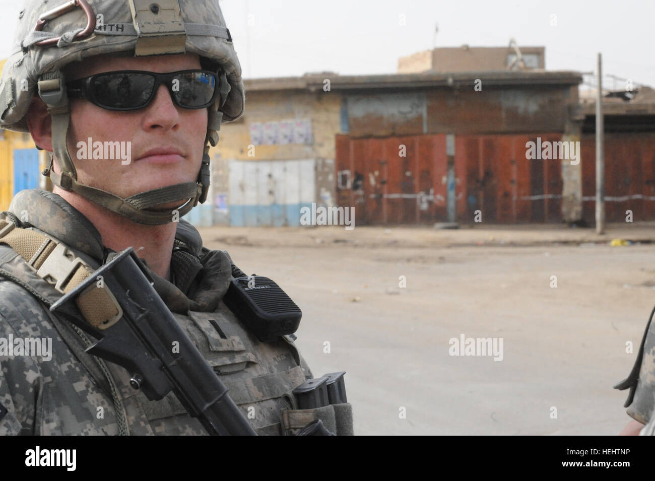 U.S. Army 1st Lt. Steve Smith from Raleigh, N.C., of 3rd Brigade Combat ...