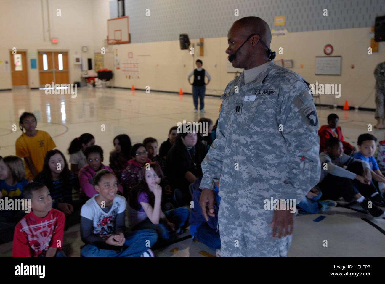 Capt. Duwayne Ruffin, Rear-Detachment commander of the 626th Brigade ...