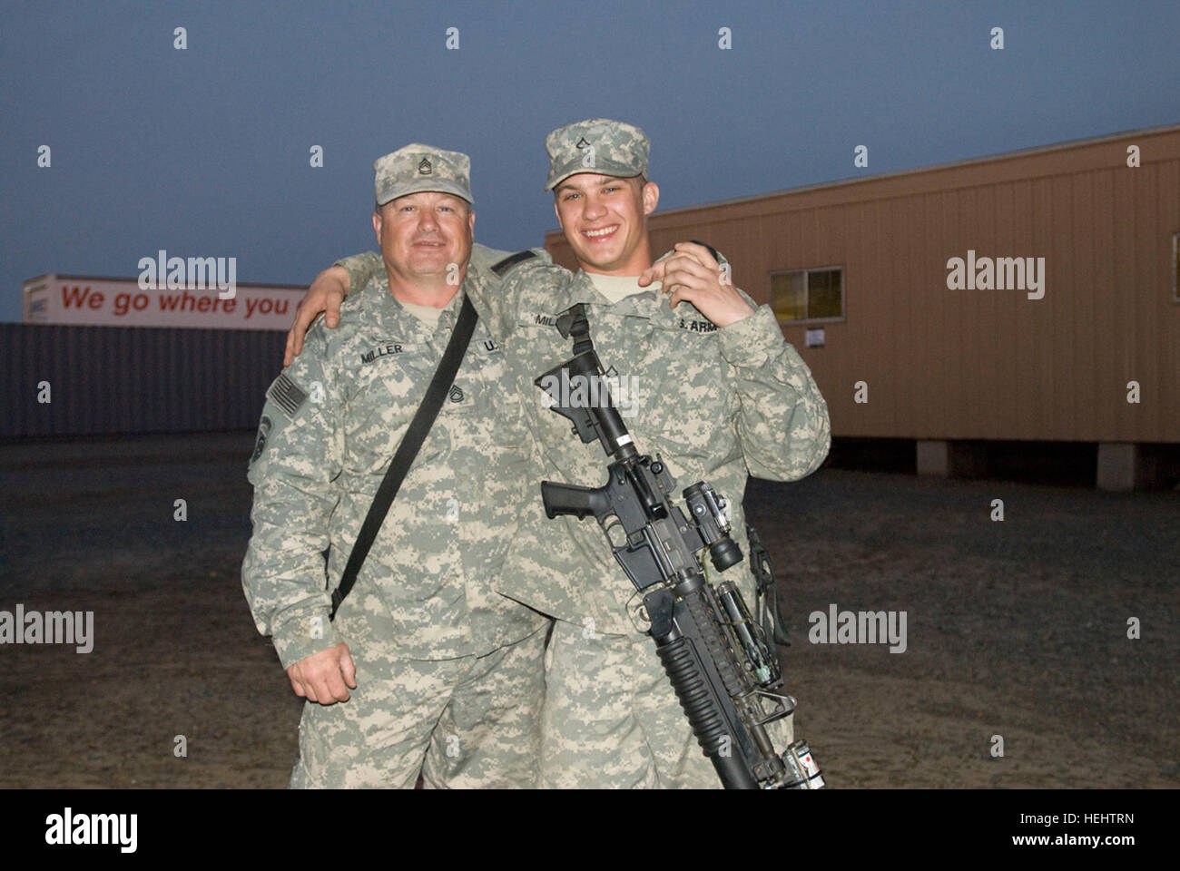 Sgt. 1st Class Martin Miller and Pfc. Martin Miller of 4th Squadron ...