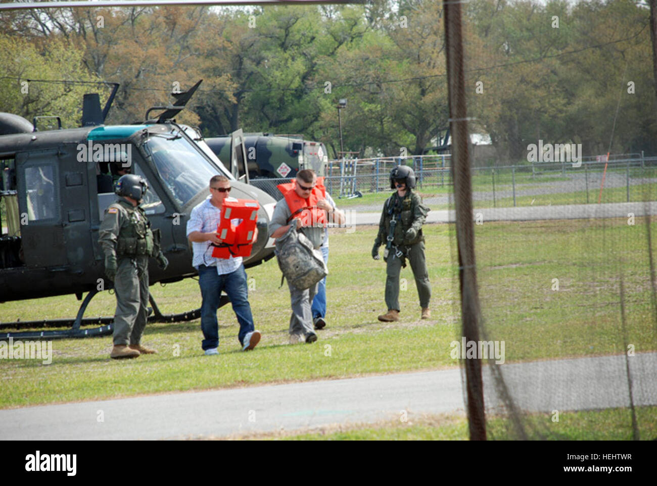 Members of the Louisiana National Guard's 3rd Battalion, 256th Infantry ...