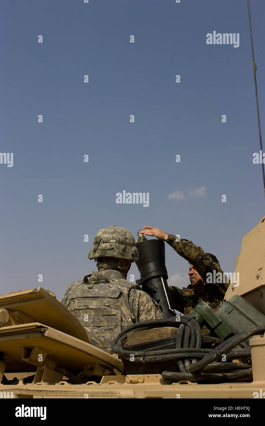 Iraqi Army Brig. Gen. Abdul Razzaq, commanding officer, 1st Battalion ...