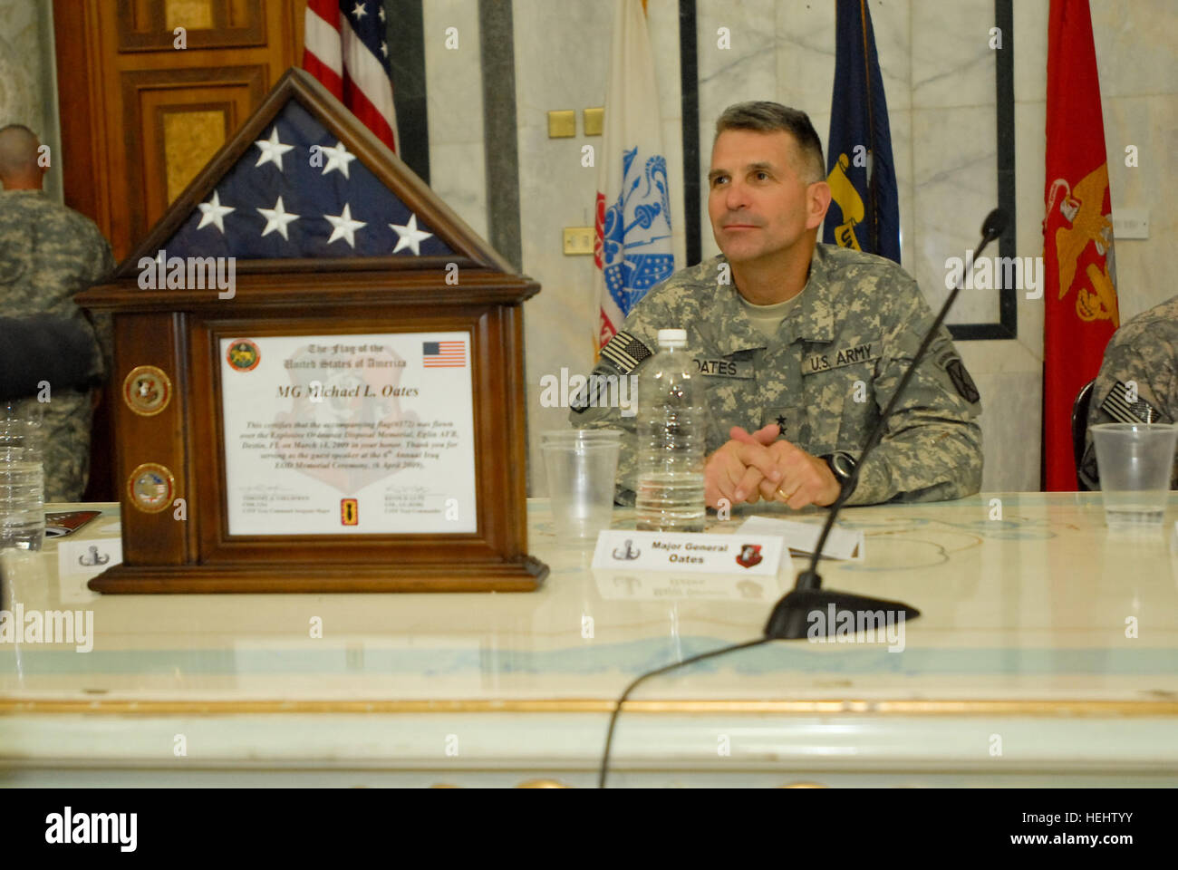 Maj. Gen. Michael L. Oates, commanding general of Multi-National ...
