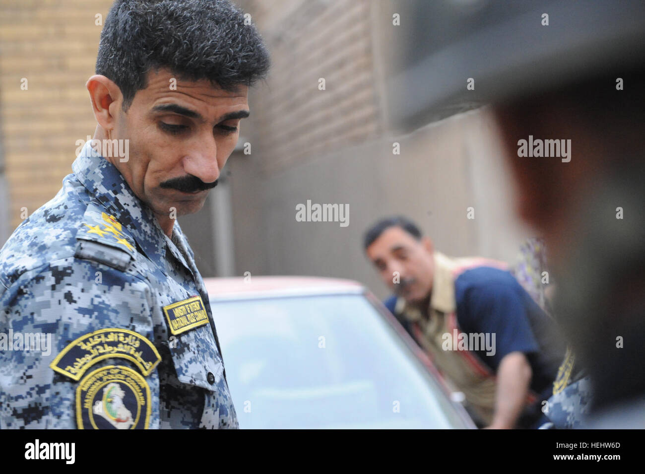 Iraqi national police Brigadier General Ali Ibraheem Dabown, Commander ...