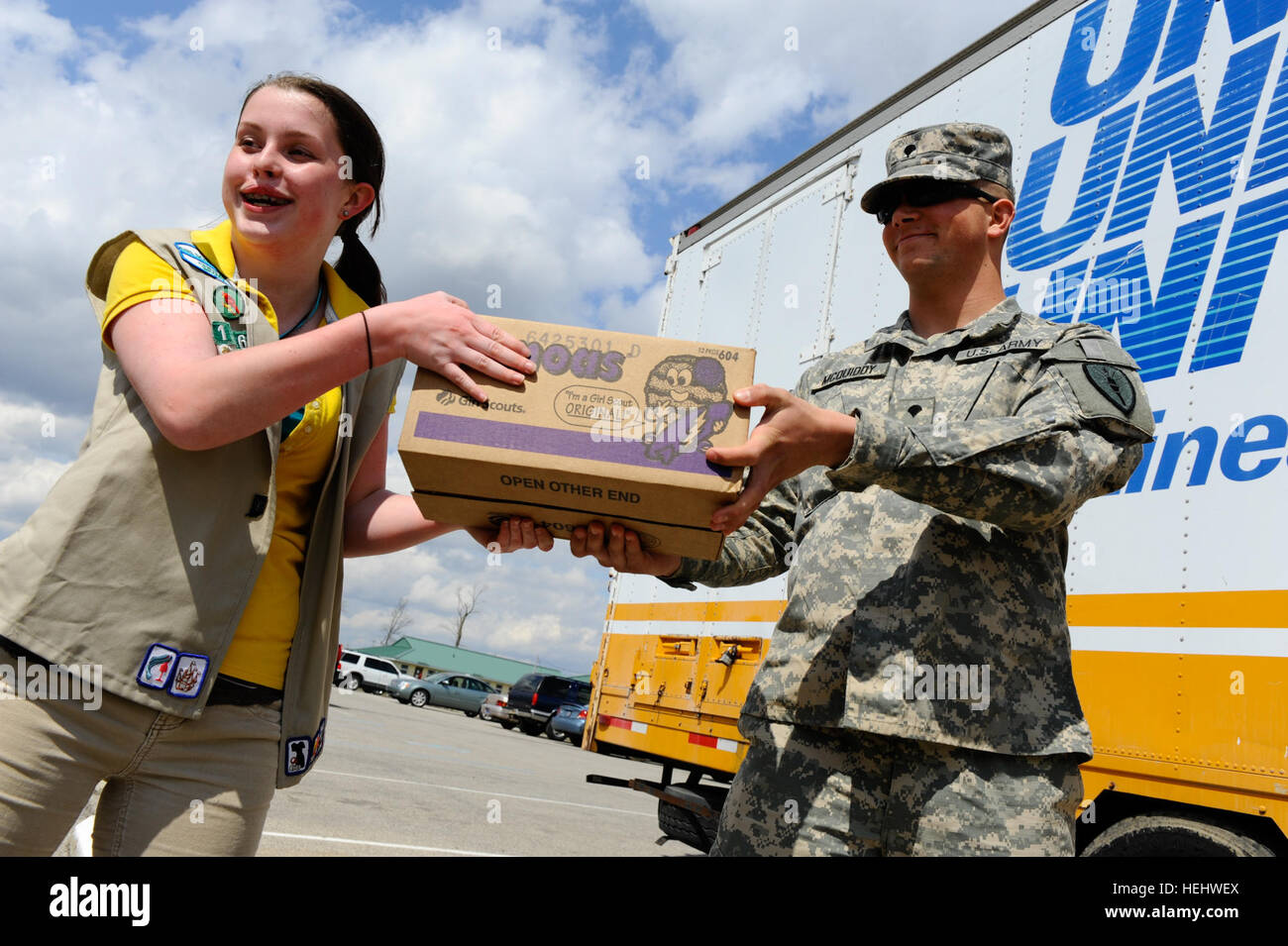 Girl scout cookies box hi-res stock photography and images - Alamy