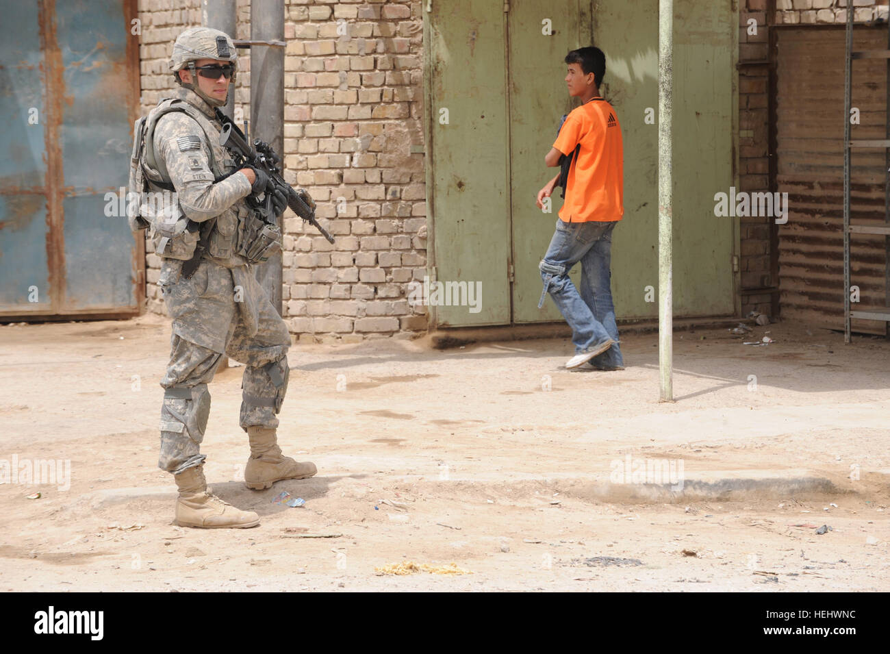 U.S. Army Staff Sgt. Justin Stein from Billings, Mont., of Headquarters ...