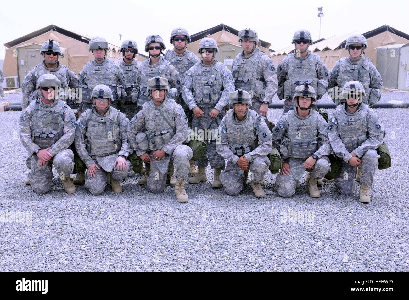 Soldiers from multiple units, including the 53rd Infantry Brigade ...