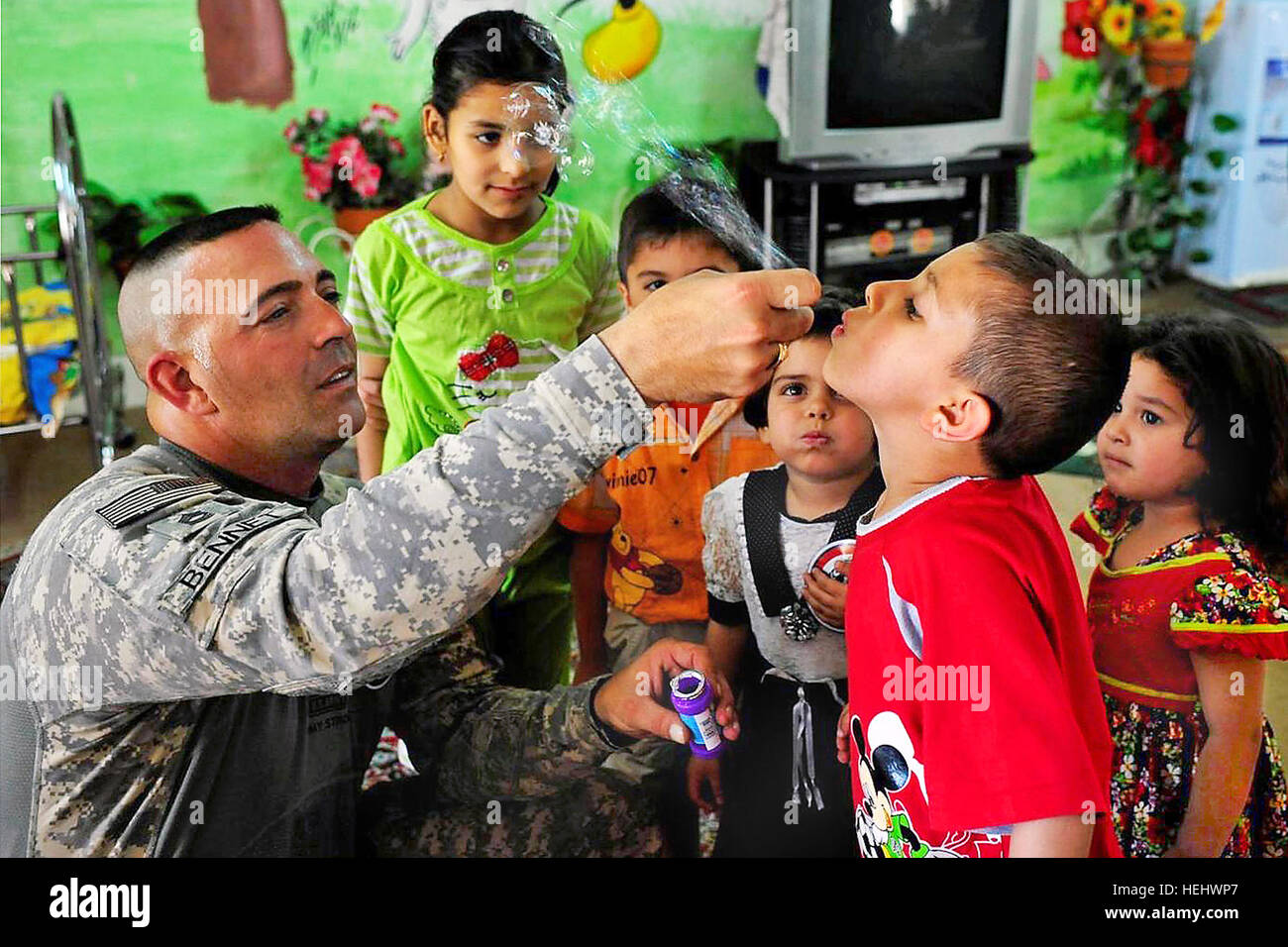 Flickr - The U.S. Army - Bubble boy Stock Photo - Alamy