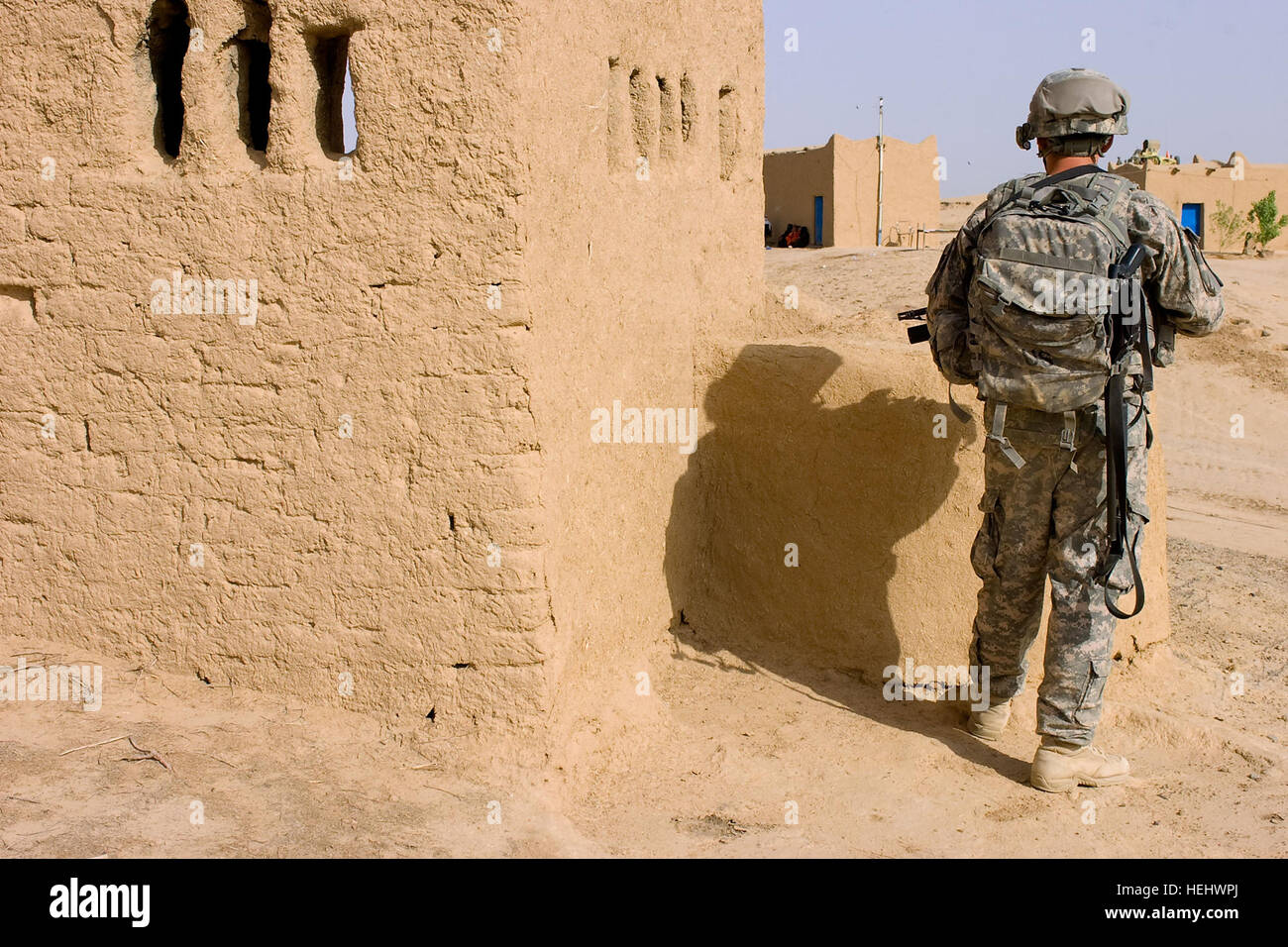U.S. Army Pfc. Austin Carr, a cavalry scout from Chicago, Ill ...