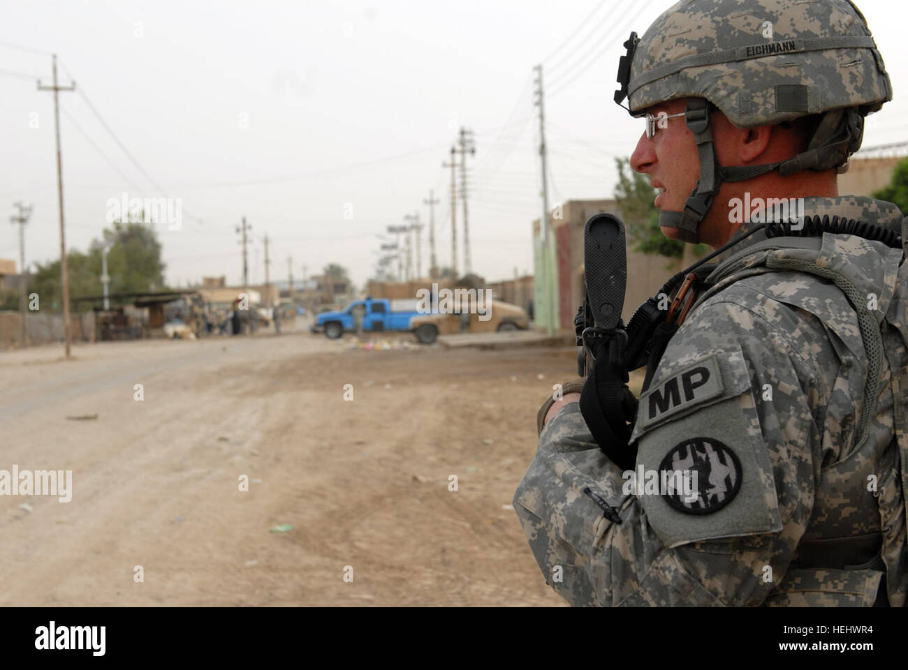 Sgt michael eichmann military policeman hi-res stock photography and ...