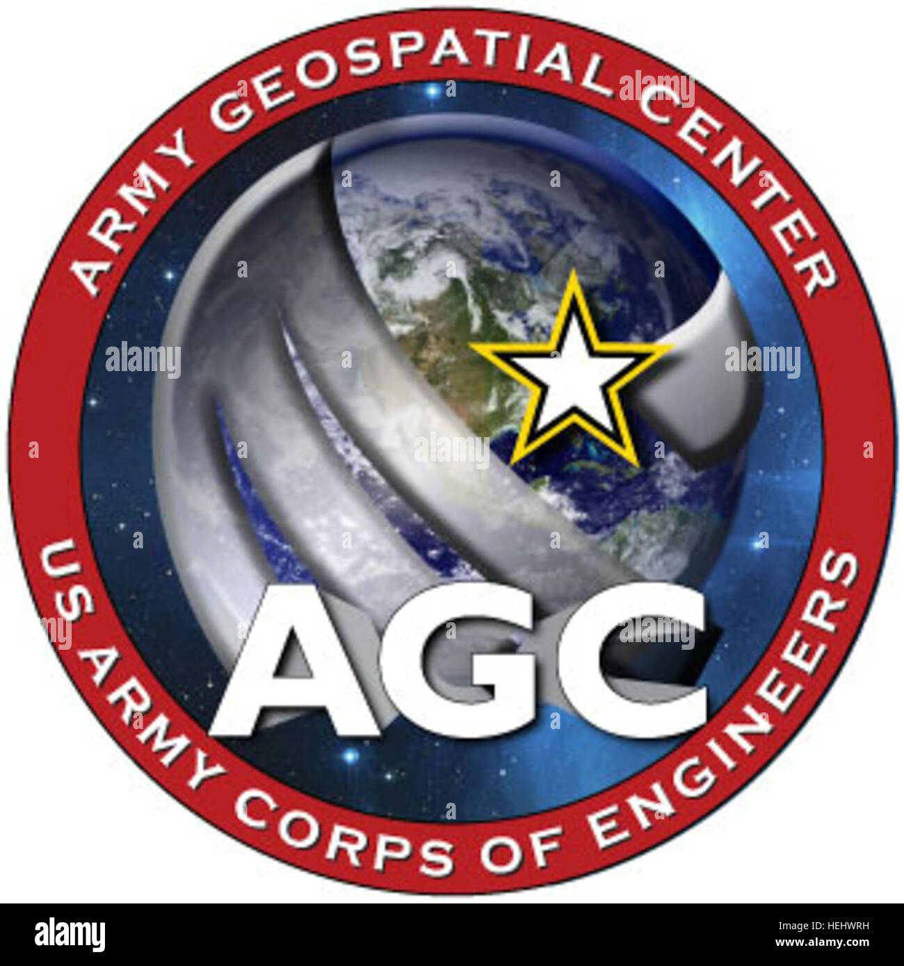 Army Geospatial Center logo Stock Photo - Alamy