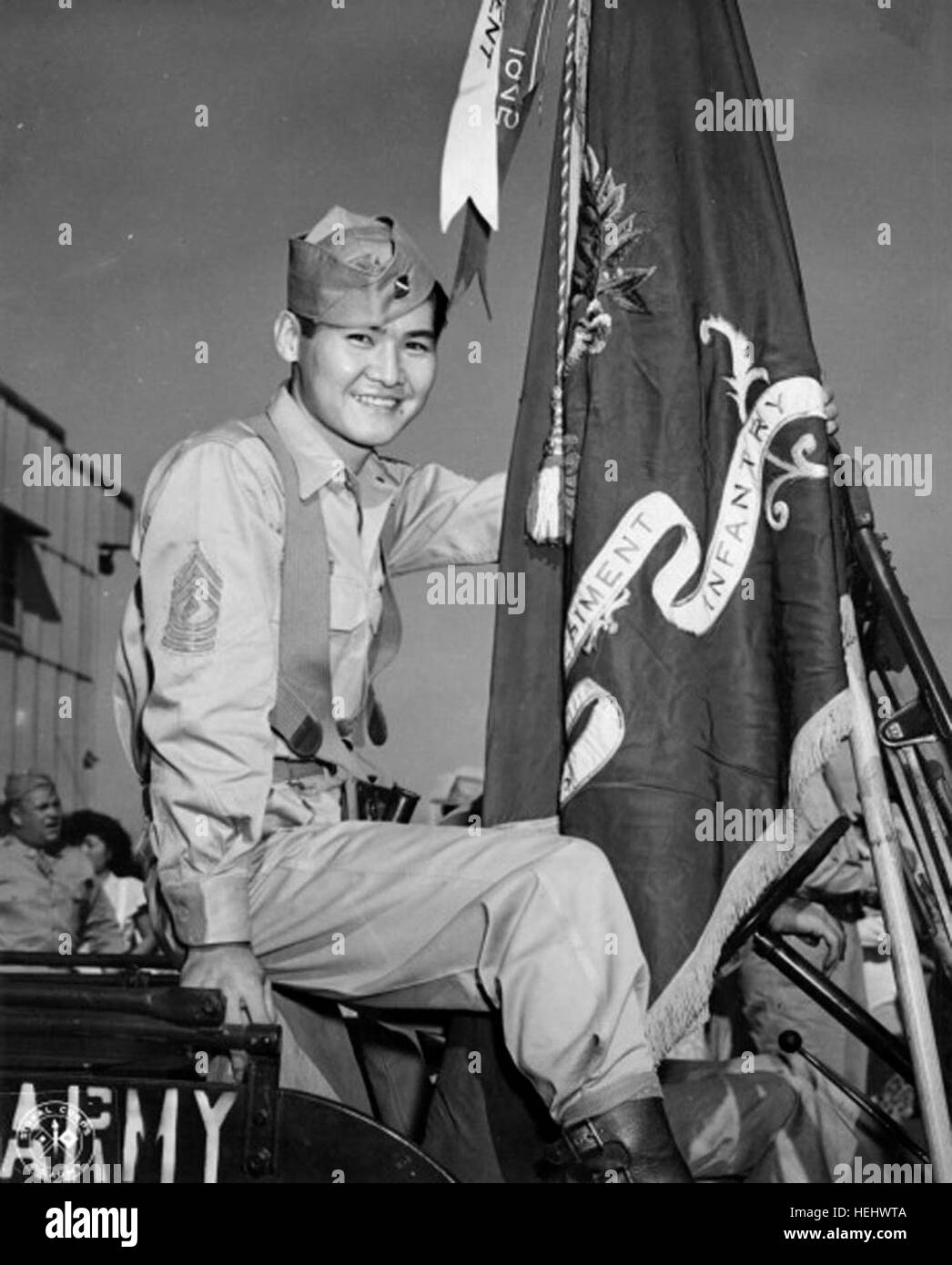 442nd infantry Black and White Stock Photos & Images - Alamy