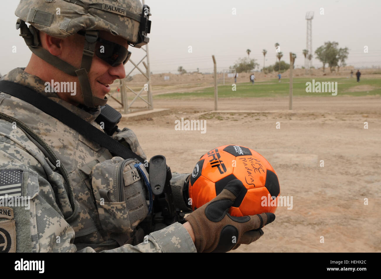 U.S. Army Sgt. John Palmer of Headquarters and Headquarters Company ...