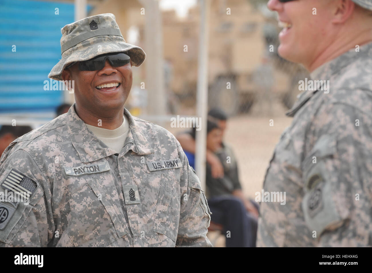 U.S. Army Command Sgt. Maj. Steven Payton of 319th Airborne Field ...
