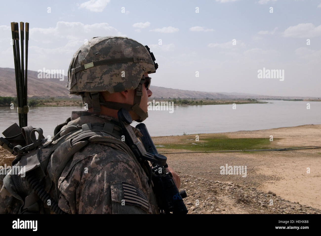 U.S. Army Pvt. Jerry Yerden, a native of Odenburg, N.Y., attached to ...