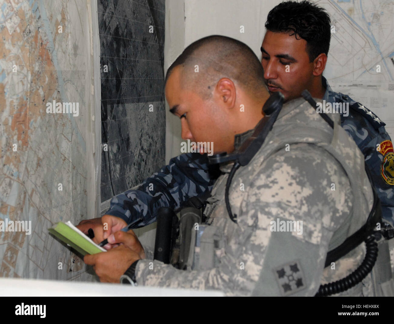 Capt. Mustafa, commander, tactical support unit three identifies the ...