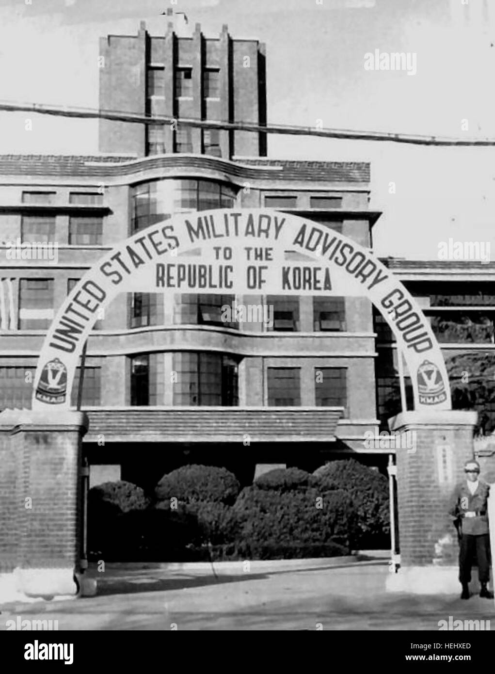 KMAG Headquarters, Seoul, South Korea circa 1950 Stock Photo - Alamy