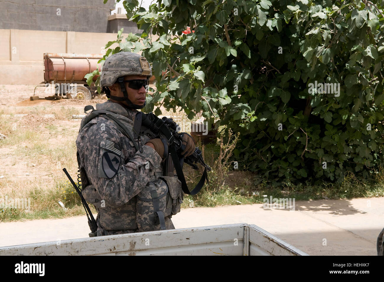U.S. Army Staff Sgt. Joshua King, a combat engineer from Beaumont ...
