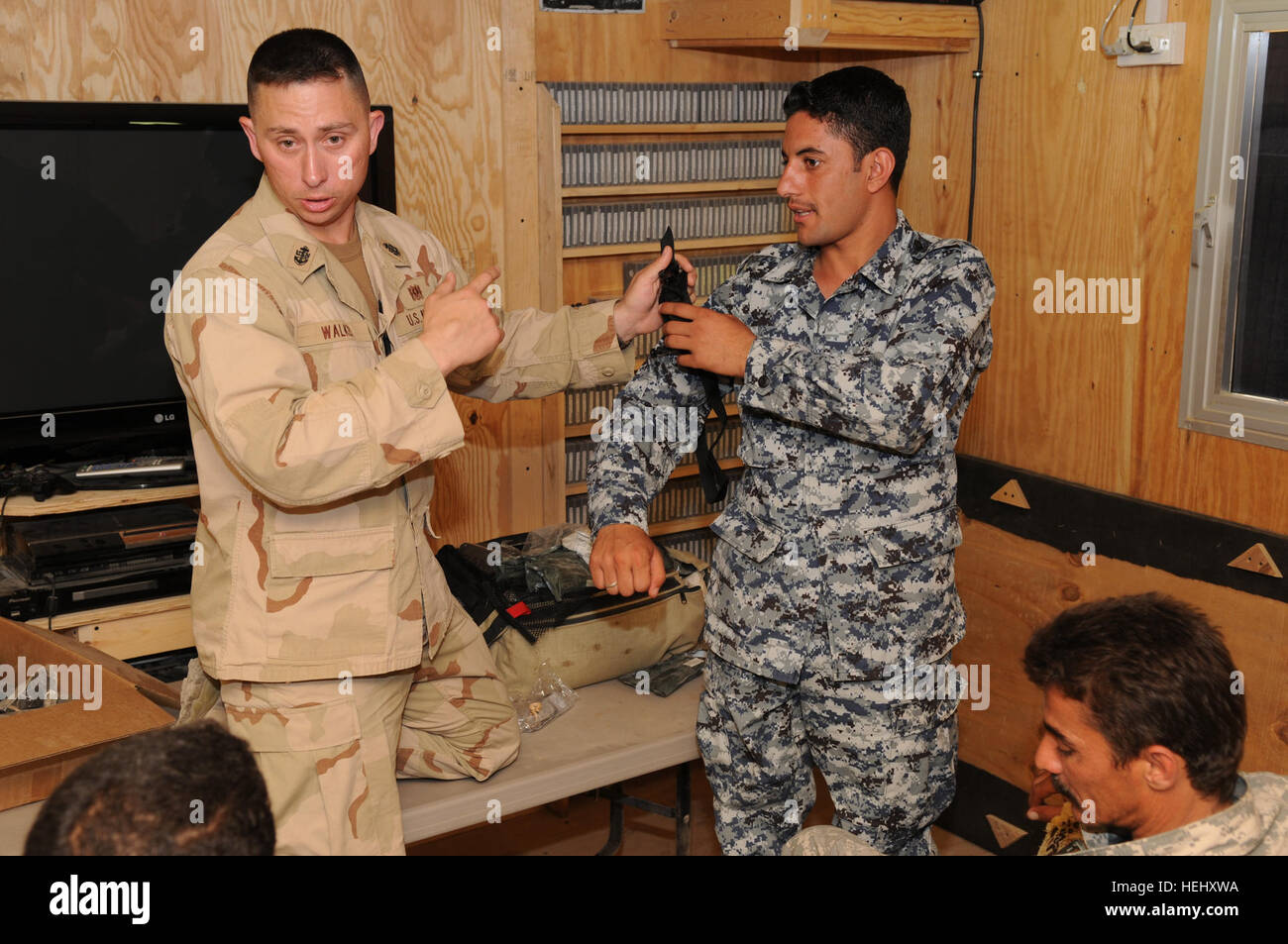 U.S. Navy Chief David Walker from Virginia Beach, Va., a deep sea ...