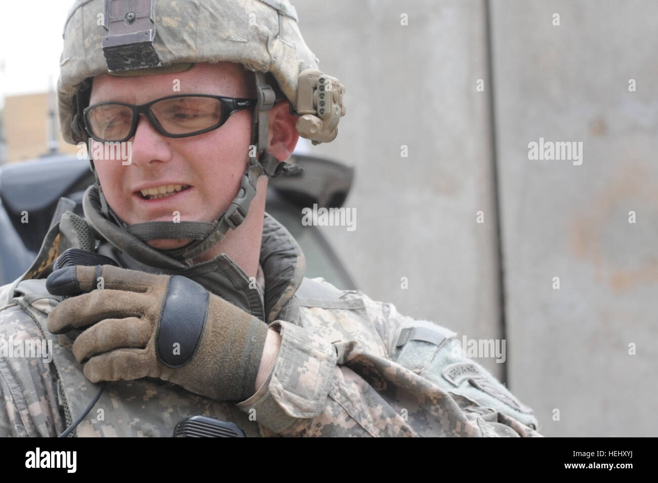 Sgt. 1st Class Jeremy Craig, of Springfield, Mo., assigned to the ...