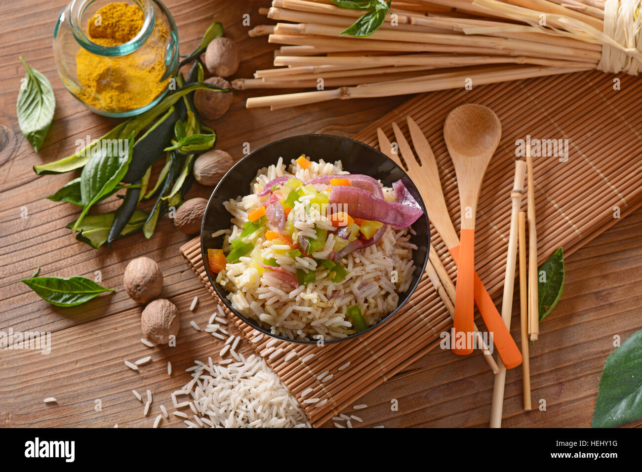 Indian basmathi rice hi-res stock photography and images - Alamy