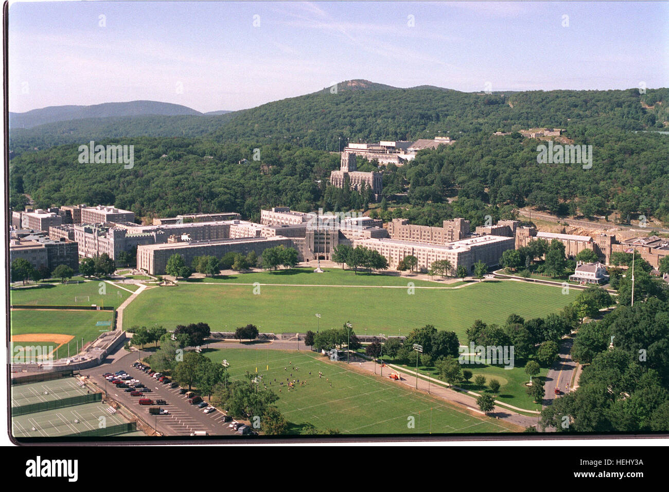 West Point, the Plain & Washington Hall Stock Photo - Alamy