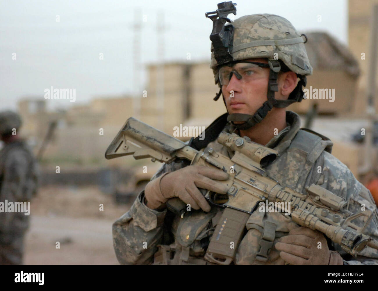 Staff Sgt. Mike Johnson, of Centreville, Va., a platoon sergeant ...