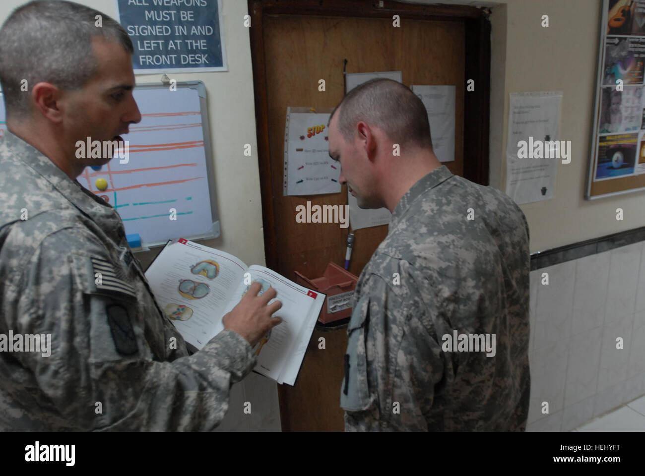 Lt. Col. Kevin Koehler (left) of Pontotoc Miss., an Arkansas National ...