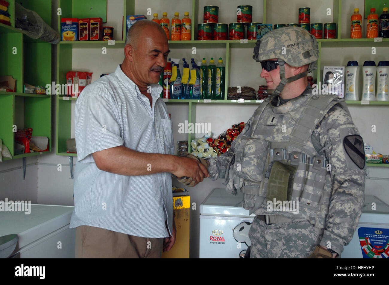 U.S. Army 1st Lt. Daniel Braud, a platoon leader with 4th Squadron, 9th ...