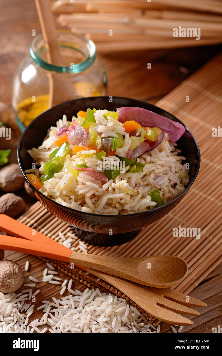 Indian basmathi rice hi-res stock photography and images - Alamy