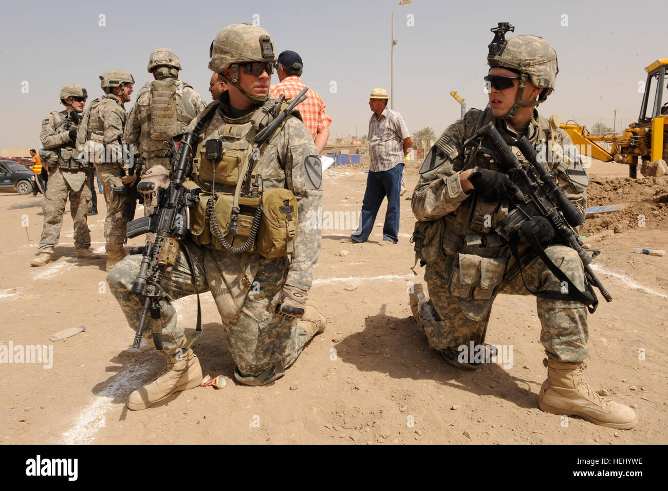 U.S. Army 1st Lt. Joshua Vandegriff of Lynchburg, Va., and Pfc. Joshua ...