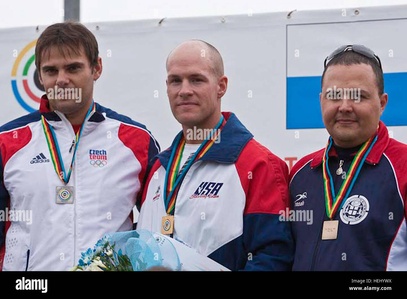 SAN MARINO--Staff Sgt. Ryan Hadden, U.S. Army Marksmanship Unit (center ...