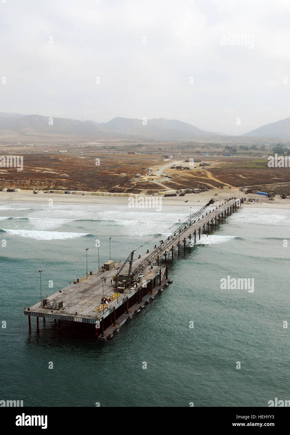 The Navy Elevated Causeway System is one of many pieces of equipment ...