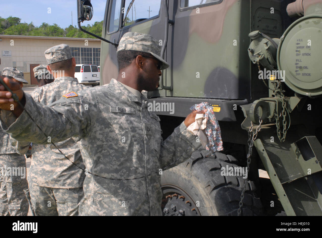 GUANTANAMO BAY, Cuba – Army Pfc. Gregory Riley, a Joint Task Force ...