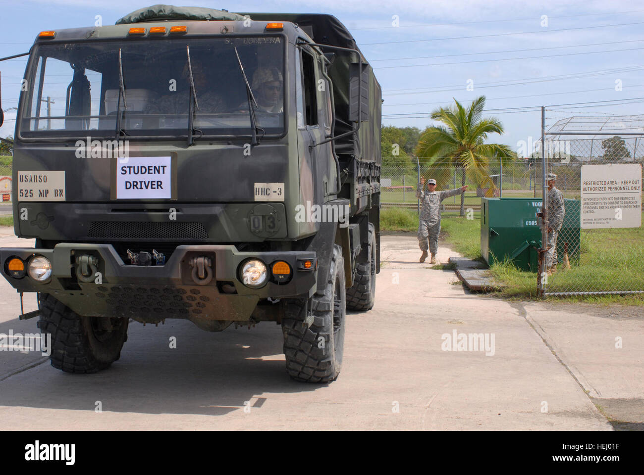 GUANTANAMO BAY, Cuba – A Joint Task Force Guantanamo service member ...