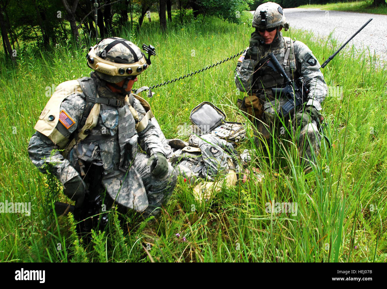 These Soldiers from 3rd Platoon, Company B, 2nd Battalion 502nd ...