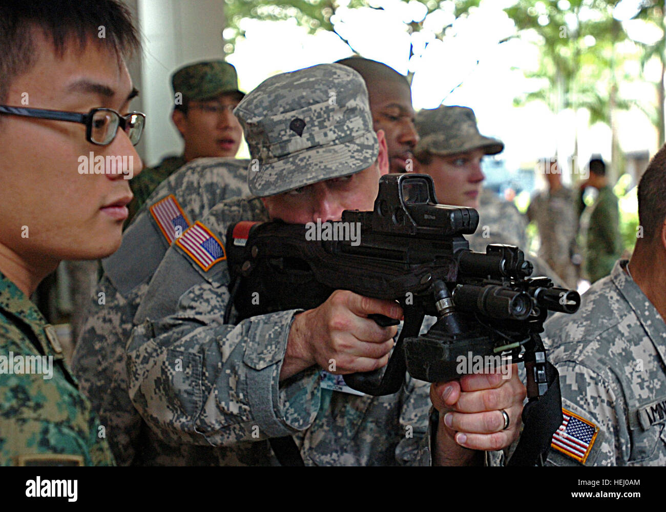 Spc. Rob Malcolm, intelligence analyst for 82nd Rear Operations Center ...